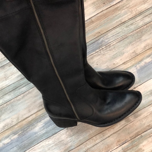 Born | Shoes | Born Fannar Wide Calf Leather Knee High Boot | Poshmark